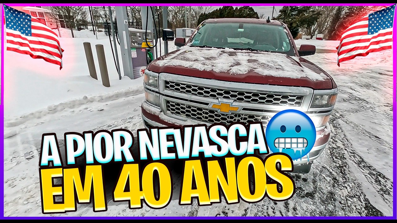 TRABALHEI na PIOR NEVASCA em 40 ANOS nos EUA (Massachusetts) 😳 ️🇺🇸 ...