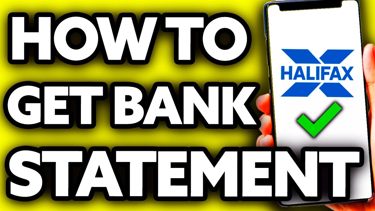 How To Get Bank Statement Online Halifax (2025) - YouTube