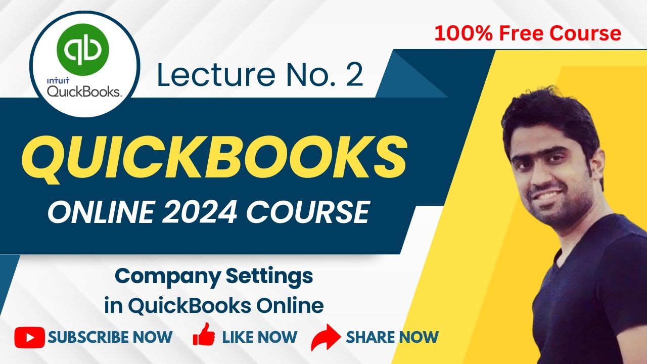 Company Settings in QuickBooks Online | Lecture No 2: (QuickBooks ...