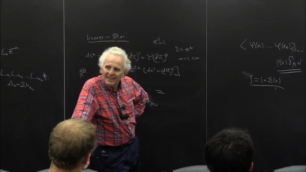 Lecture 9 of Polyakov's Course on String Theory - YouTube
