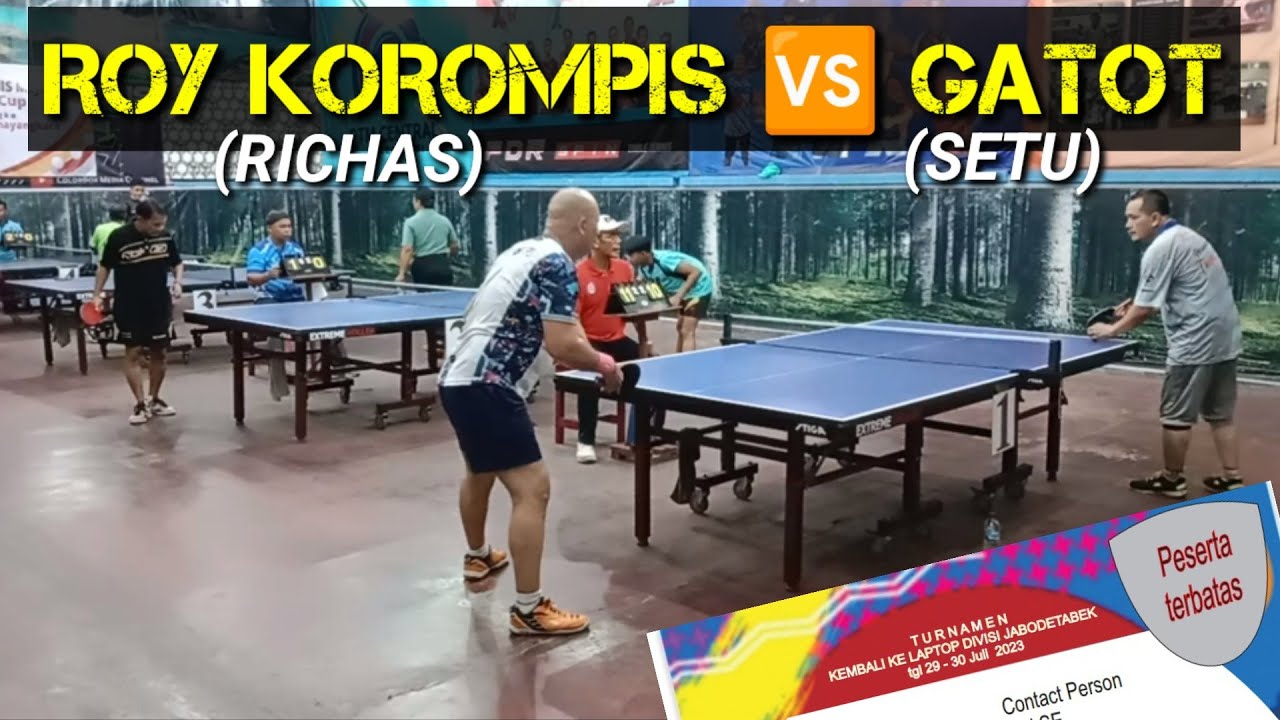 💥ROY KOROMPIS (RICHAS) 🆚 GATOT/BINTIK RADIKAL (SETU)💥TOURNAMEN KEMBALI ...