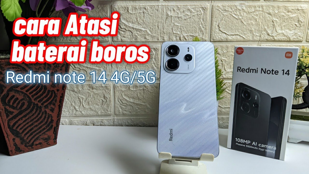 Cara membuat baterai irit di Redmi note 14 4G,5G - YouTube