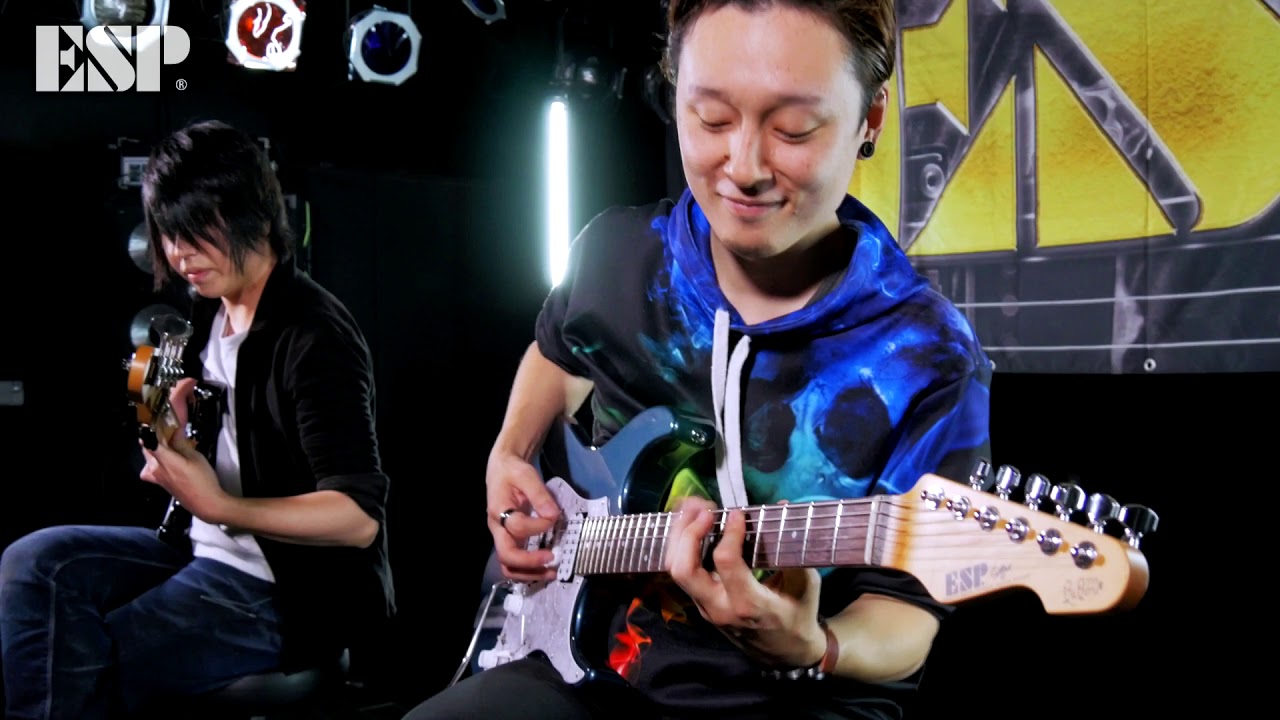 ESP Guitars: Toshi (D_Drive) & 五陸守 (Goriku Mamoru) Demonstration - YouTube