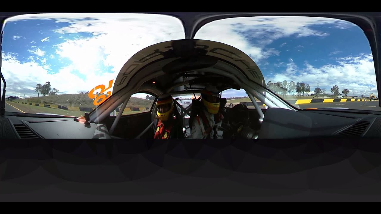 A 360 degree ride in the 360fly Porsche Racecar during a hot lap. - YouTube