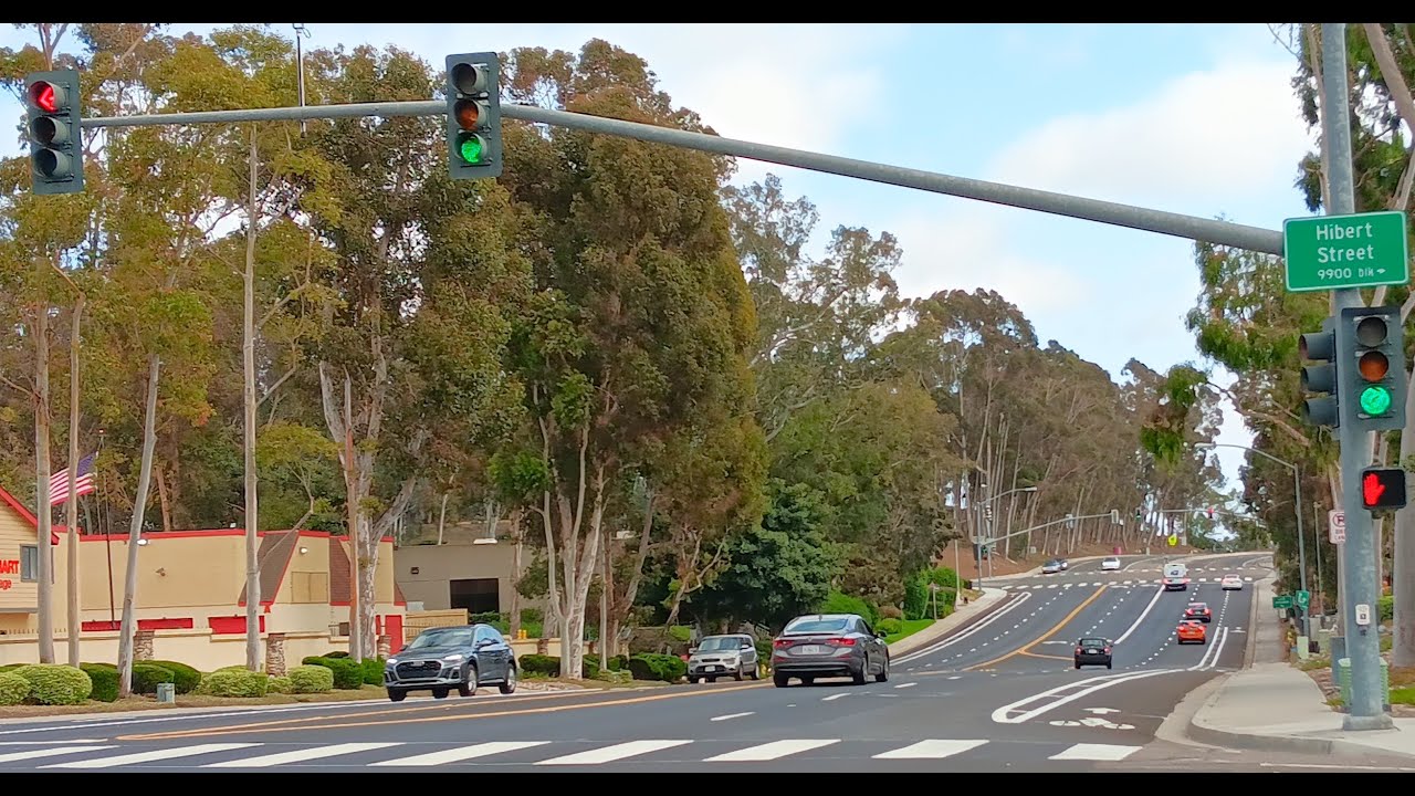McCain Traffic Lights & ICC Neon Pedestrian Light (Scripps Ranch Blvd ...