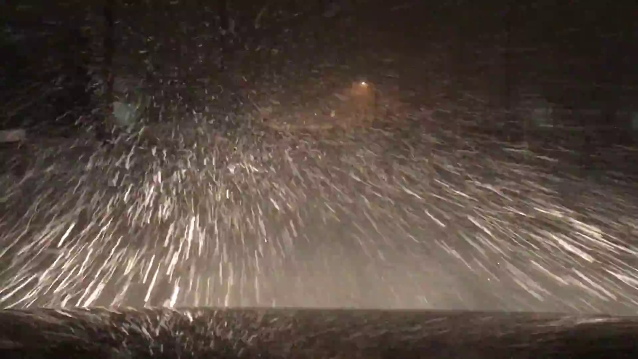 Gusty Winds, Heavy Snow Hit Four Corners on Sunday Morning - YouTube