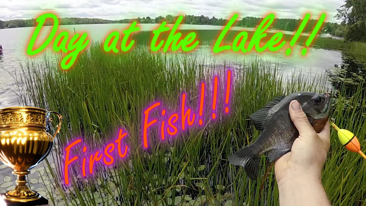 Lets go fishing! Kids First Fish! - YouTube