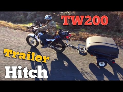 Installation of the Yamaha TW200 Tow Hitch from Bradley Performance ...
