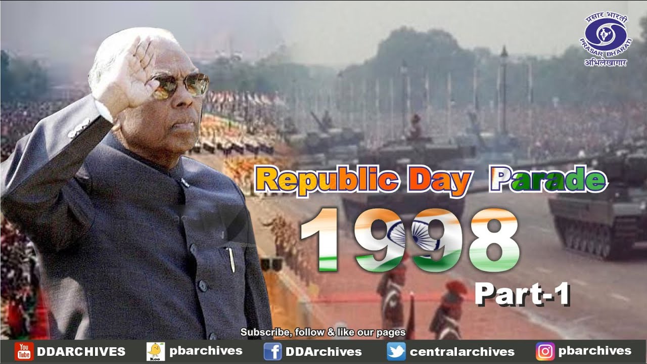 Republic Day Parade 26th January 1998 | Part - 1 - YouTube