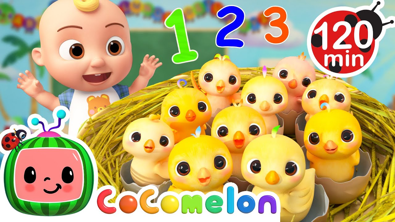 Let's Count 10 Little Chicks! 🐤😄 | CoComelon Nursery Rhymes and Kids ...