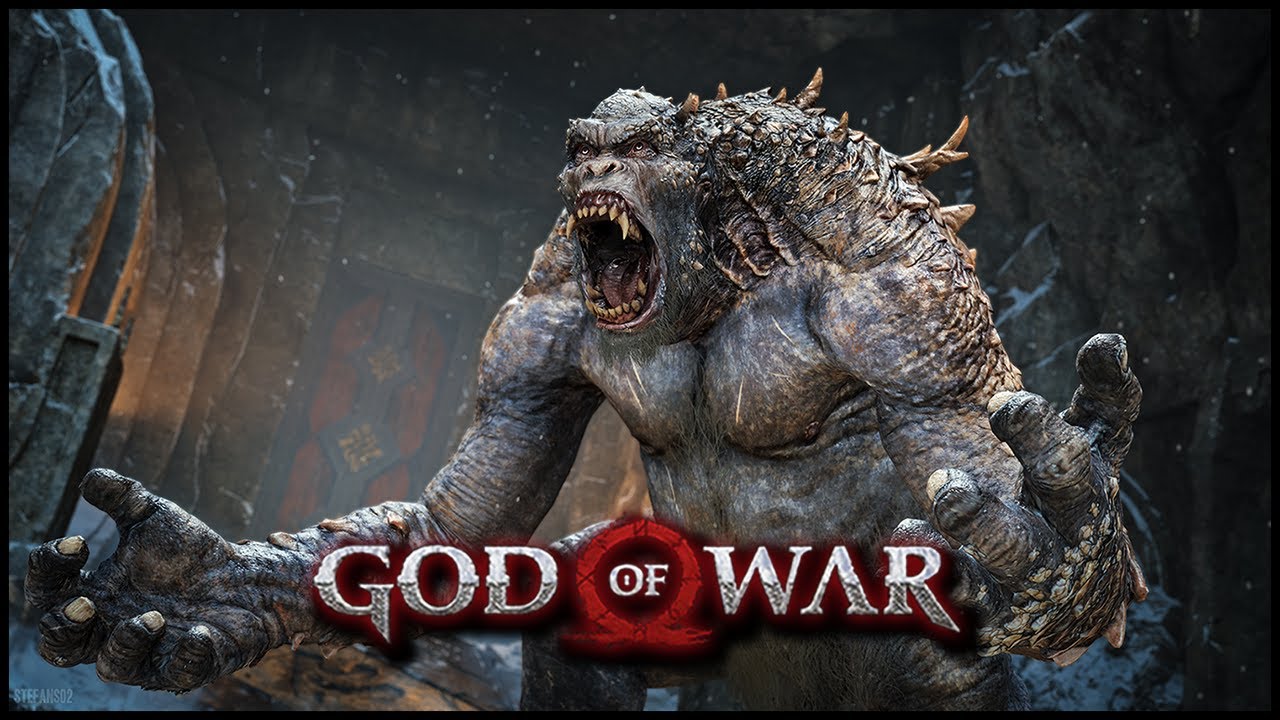 God Of War 4 Ogre Boss vs Kratos - Meeting the first Ogre ⚔ GOW ⚔ - YouTube