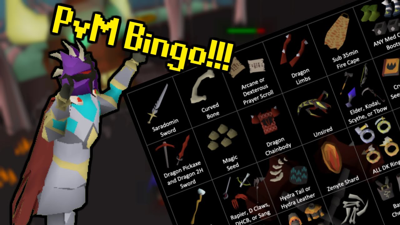 My Clan Chat is Running a PvM Bingo Event - Episode 1 - YouTube