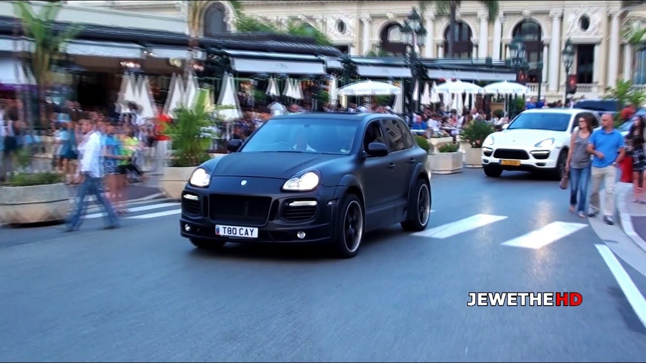 MODIFIED Porsche Cayenne's in Monaco! TechArt and DARTZ! (1080p HD ...