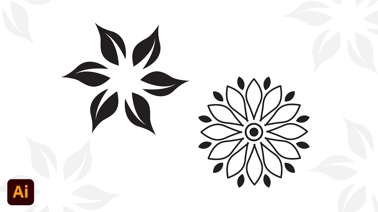 Rangoli Graphics Design | Adobe Illustrator Tutorial in Hindi - YouTube