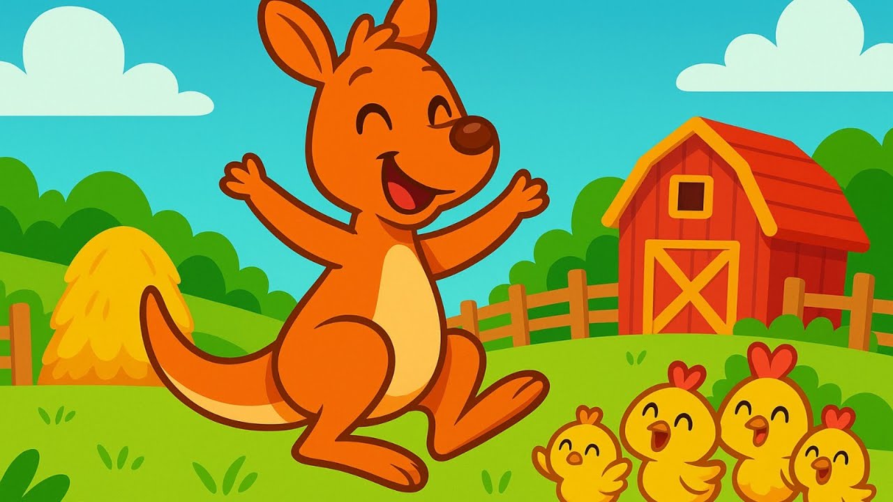 ¡HOY! El Canguro Saltarín 🦘🎵 Canciones Infantiles Divertidas y ...