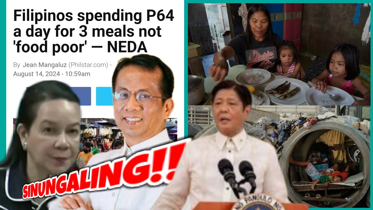 NEDA OFFICIALS TOLD 21 PESOS MEAL NOT FOOD POOR?? BALISACAN SINUNGALING ...
