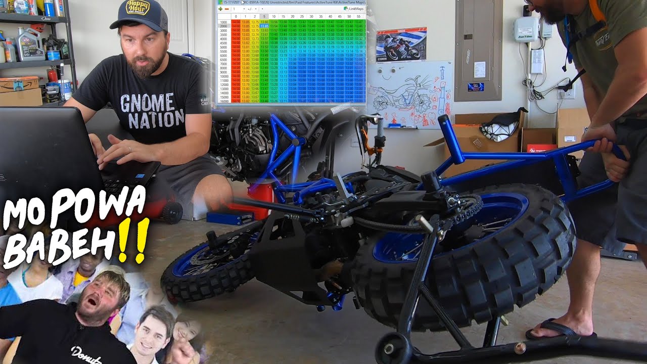 Wide Band O2 for MO POWA BABEH! And I Drop the MT -07 Adventure Build ...