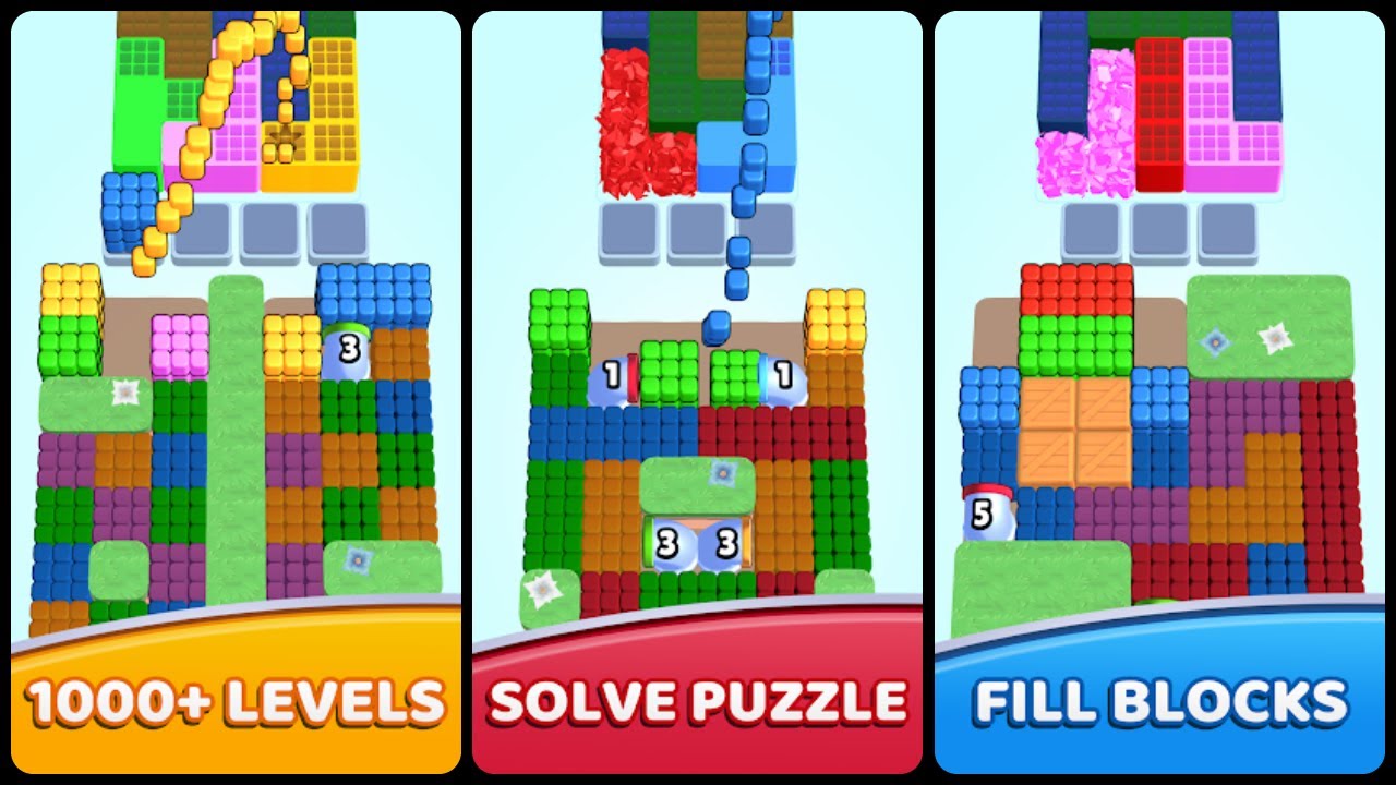 Tetris Jam 3D! Game Android Gameplay - YouTube