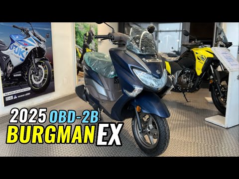 2025 Suzuki Burgman EX OBD-2B New Model Detailed Review | 2025 Burgman ...