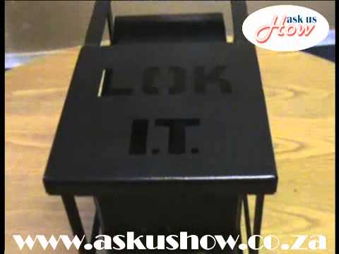 LOK-IT Computer Anti-Theft Bracket, PC Safe - YouTube