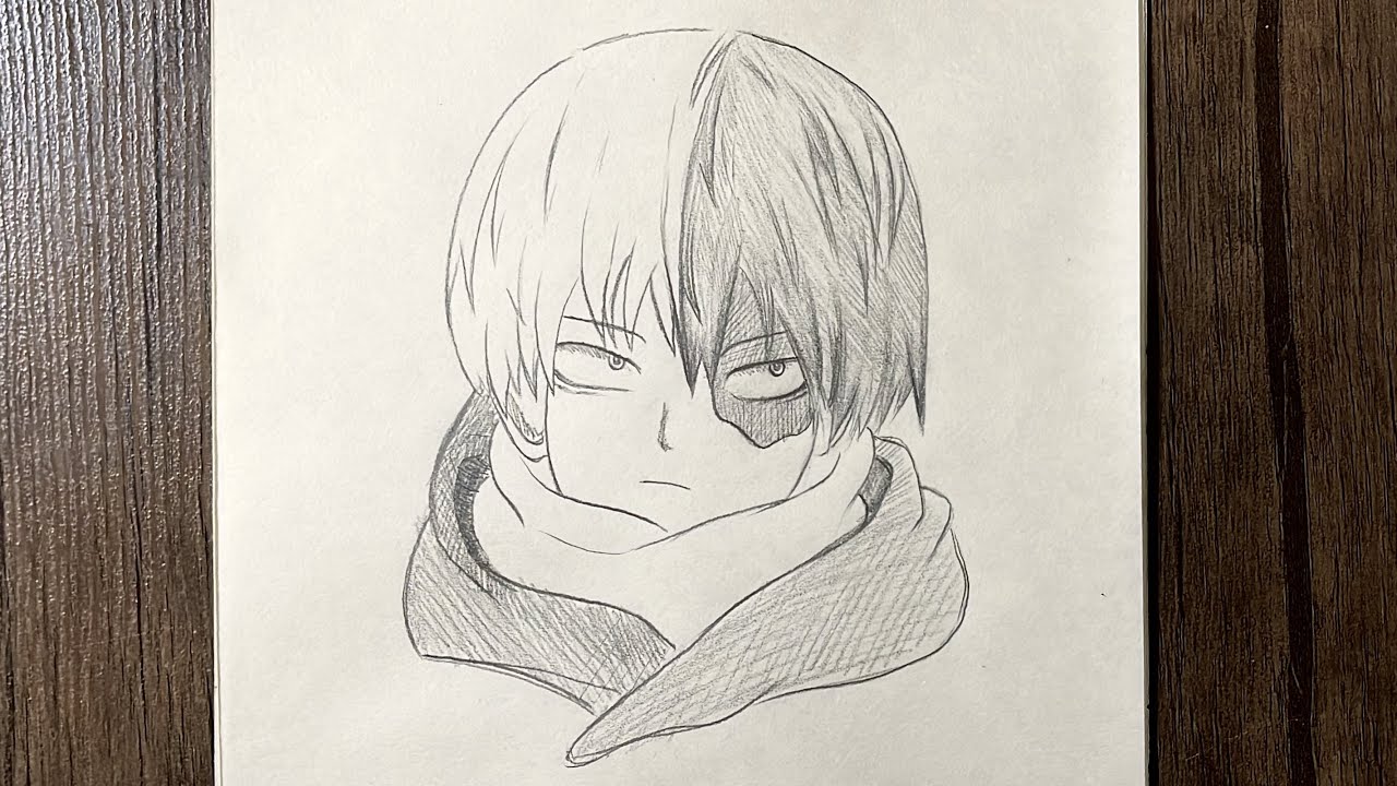 easy anime boy drawing step by step | simple anime character drawing ...