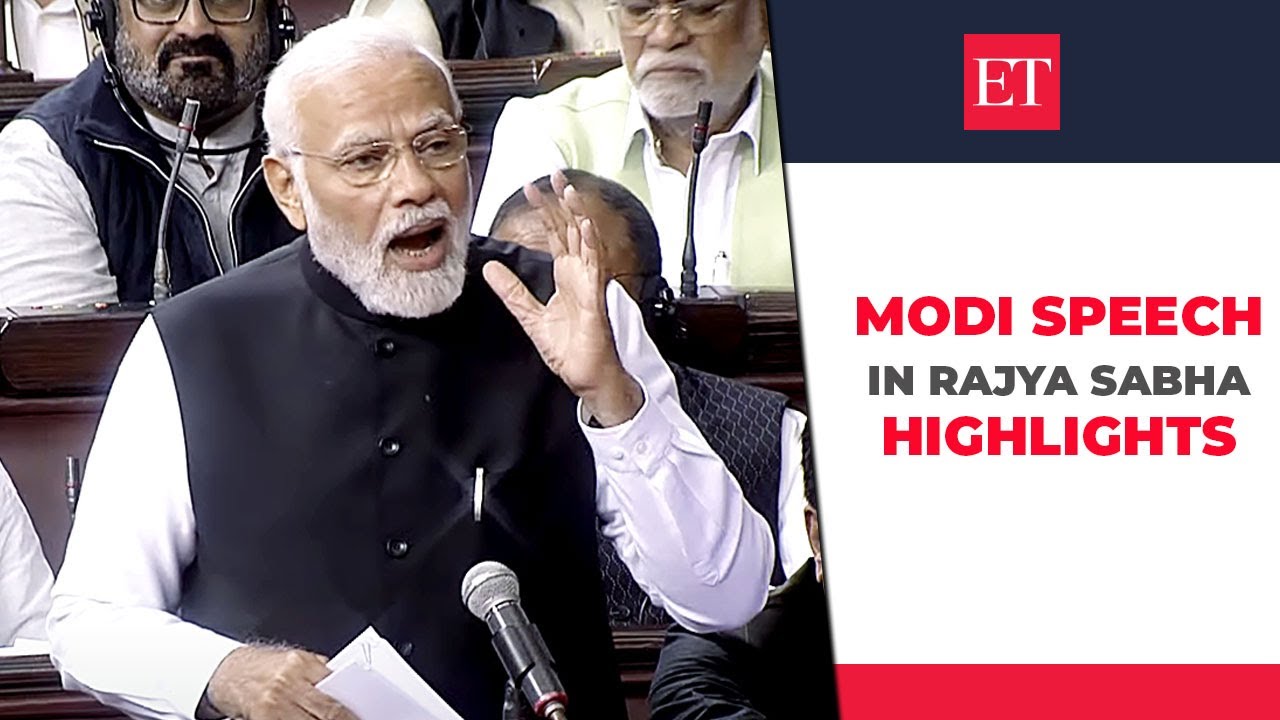 Narendra Modi Rajya Sabha speech: Top 12 highlights of PM's address on ...