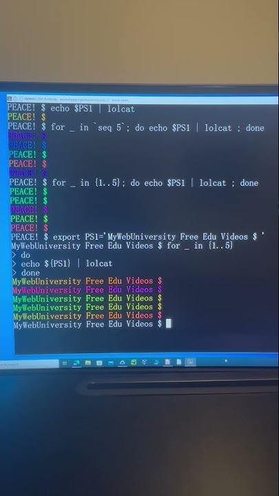 The ‘for loop’ examples in UNIX/LINUX - YouTube