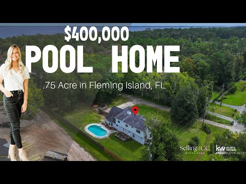 Pool Home on .75 Acre in Fleming Island 🤿 - YouTube