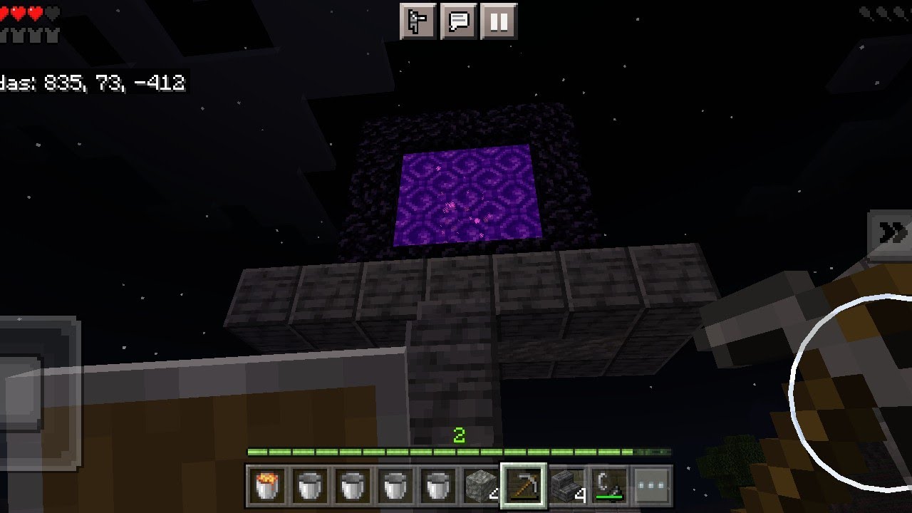 Creando el portal al Inframundo en Minecraft - YouTube