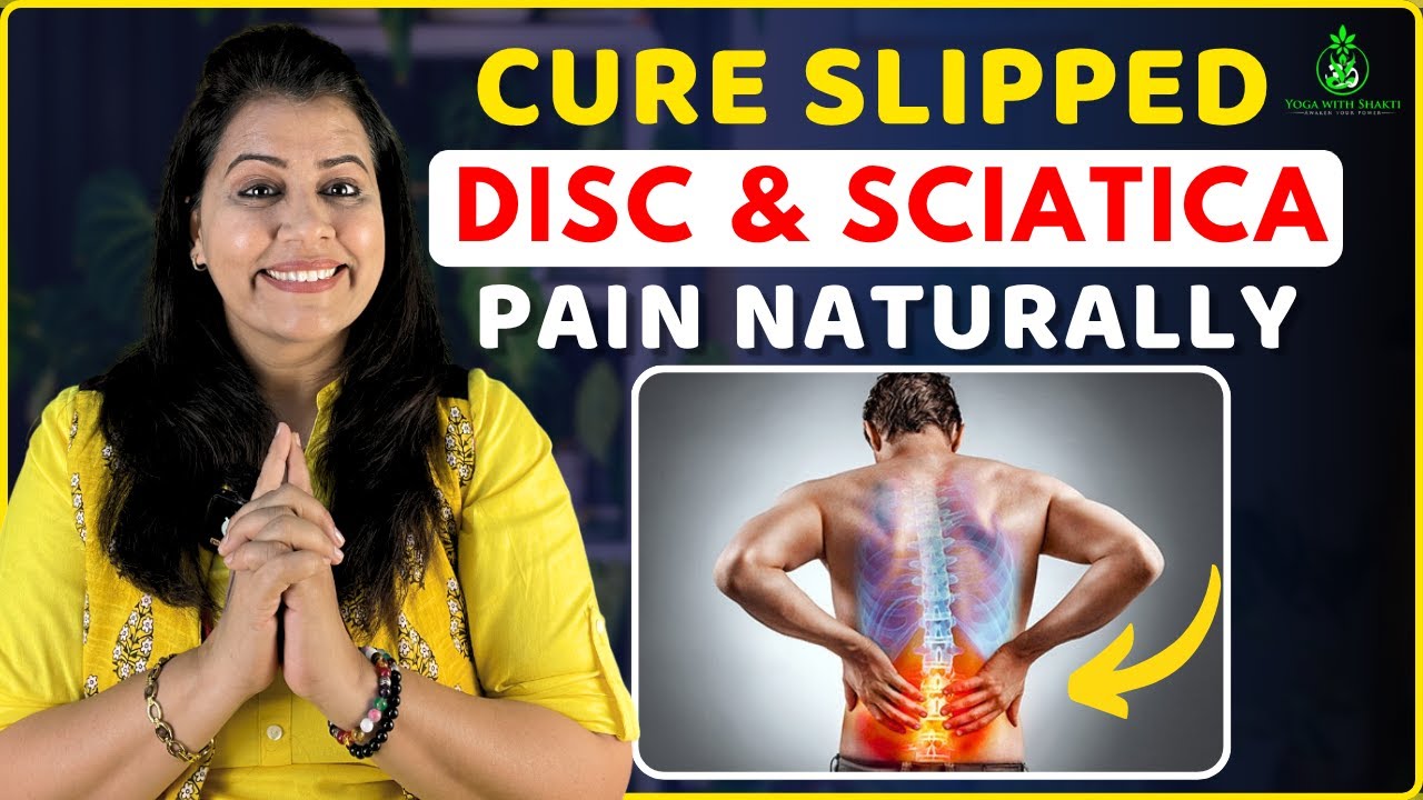 Instant Relief from Sciatica & Slipped Disc | 5 Powerful Yoga Therapies ...