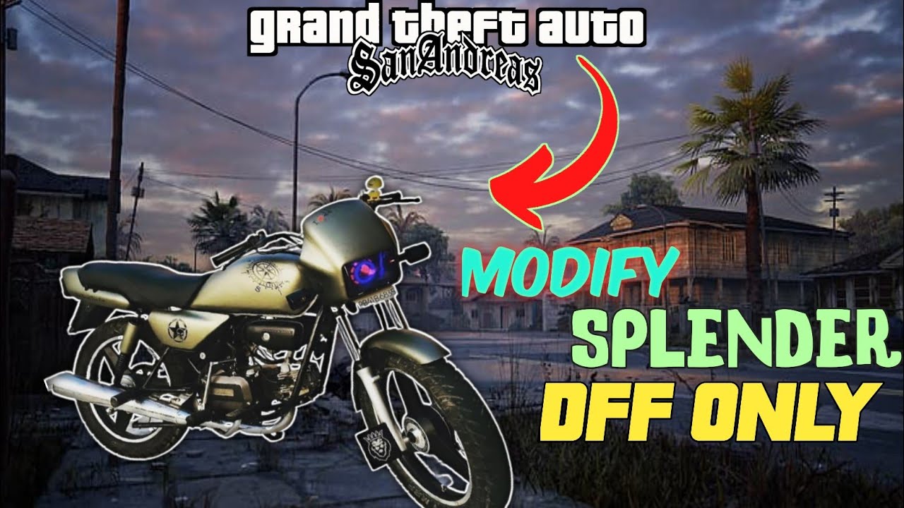 Modified Hero Splendor For Gta San Android/Pc || Dff Only || only 5 MB ...