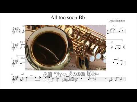 All too soon- Bb version - YouTube