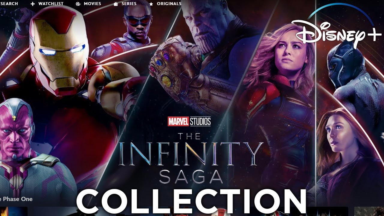 Marvel Infinity Saga Collection on Disney+ - YouTube