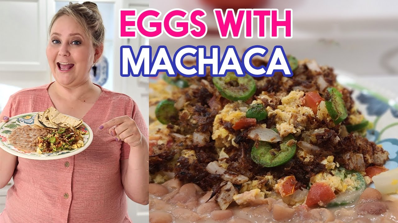 HOW DO YOU MAKE MACHACA CON HUEVOS Mexican breakfast - YouTube