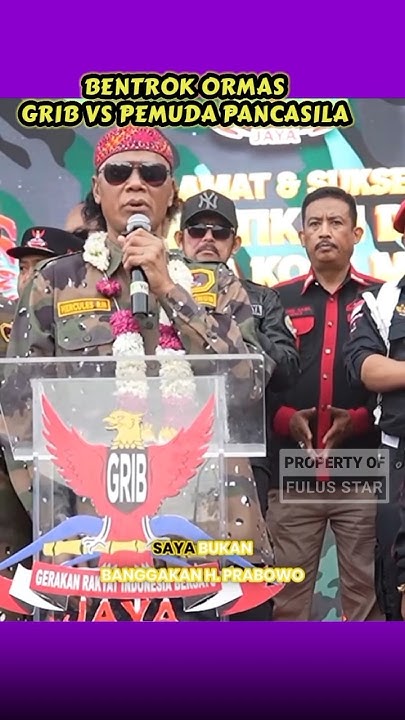 ORMAS GRIB JAYA PIMPINAN HERCULES VS PEMUDA PANCASILA #viralvideo - YouTube