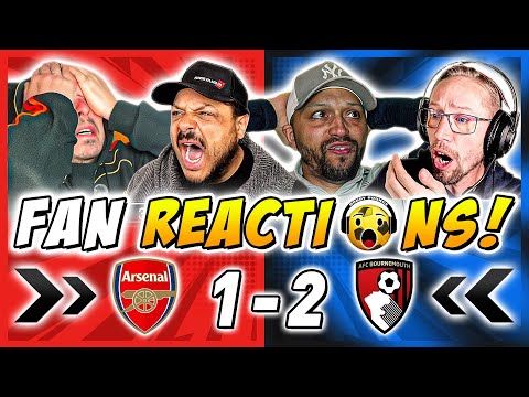 Arsenal Fans DEVASTATED 😫 Reactions to Arsenal 1-2 Bournemouth | Premier League Fan Reactions