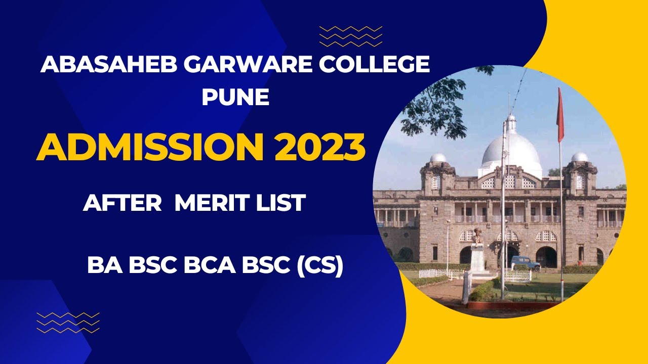 Abasaheb Garware College Pune Admission 2023 - YouTube