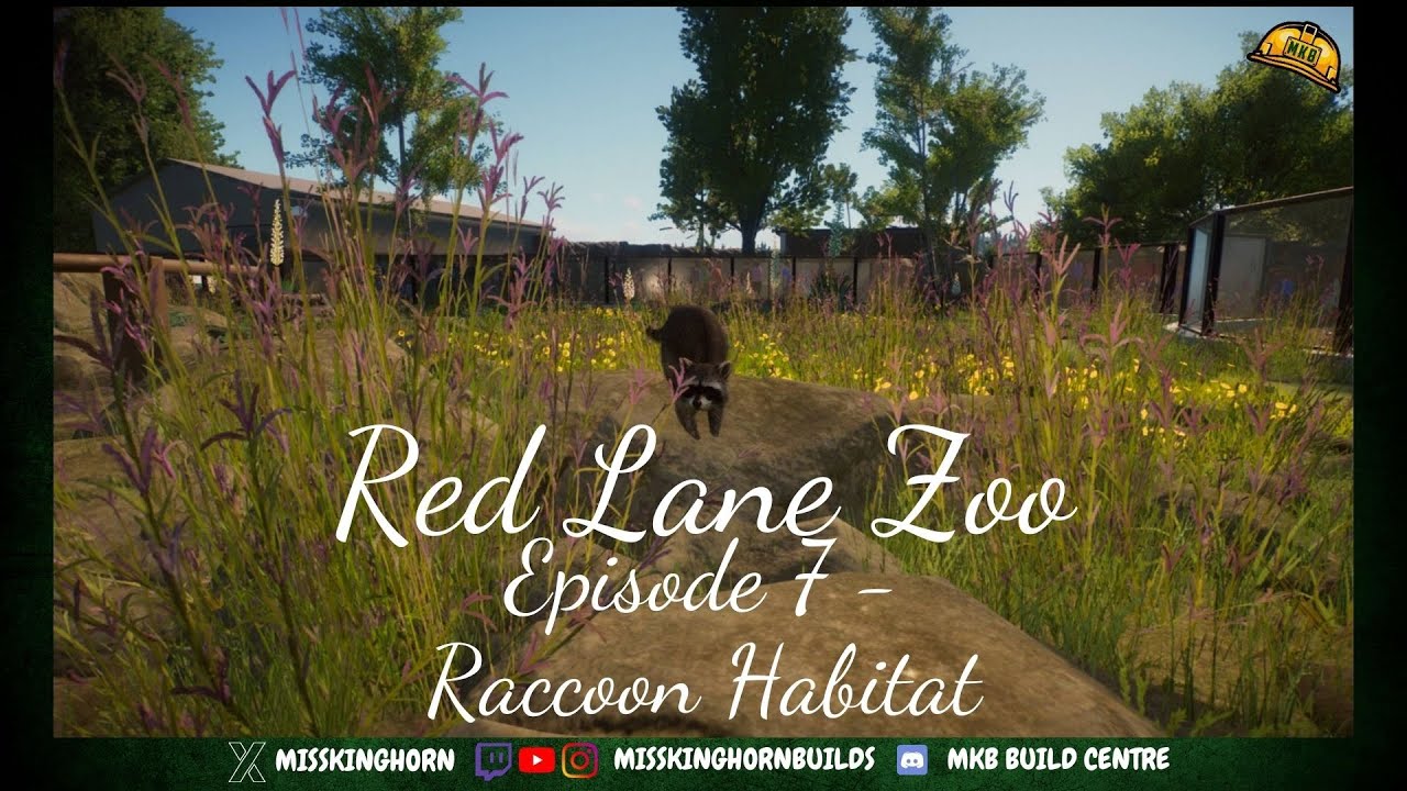 Raccoon Habitat | Red Lane Zoo | Planet Zoo - YouTube
