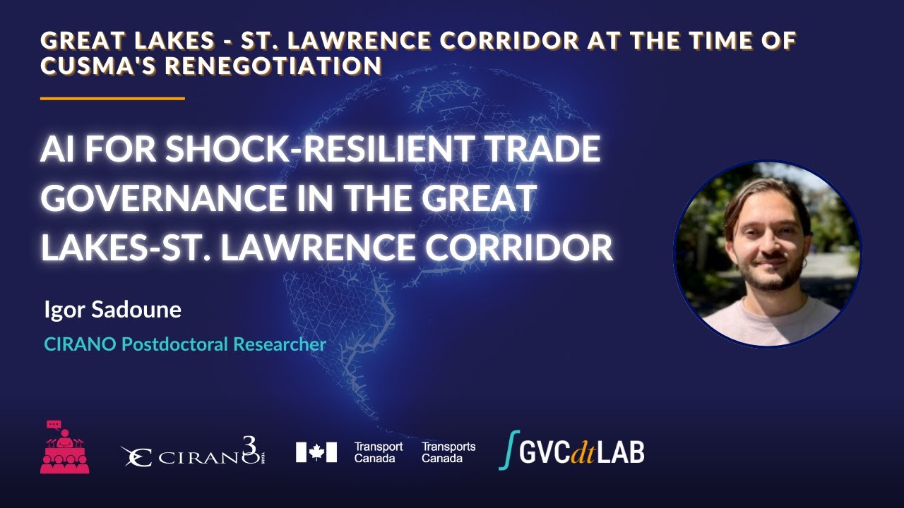 AI for Shock-Resilient Trade Governance in the Great Lakes-St. Lawrence ...