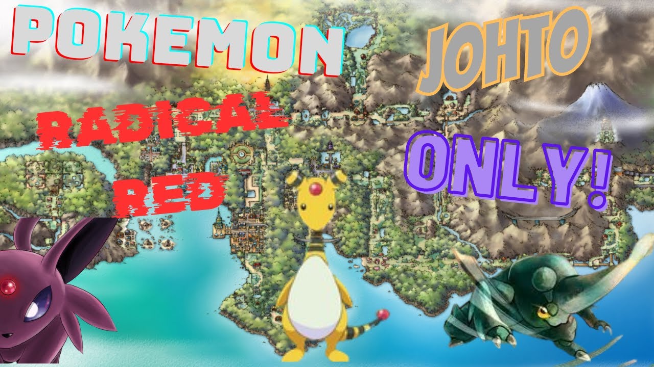 Pokemon Radical Red Elite Four Mono-Region Challenge: JOHTO - YouTube