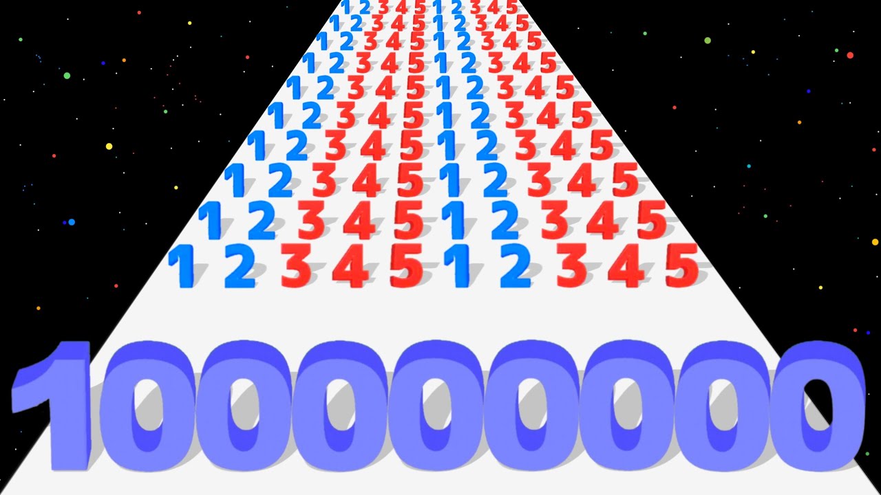 NUMBER MASTER - NUMBER RUN 3D (New Updated 02) Math Games - YouTube
