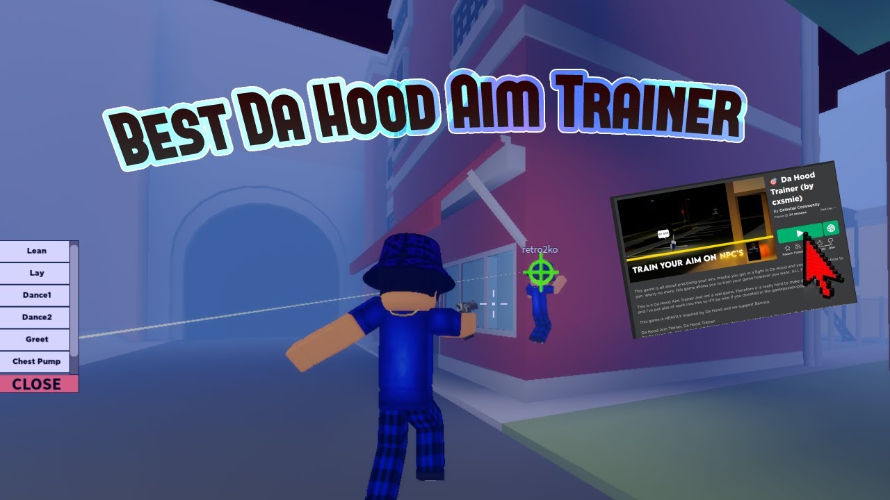 Aim Trainer for *Da hood* - YouTube