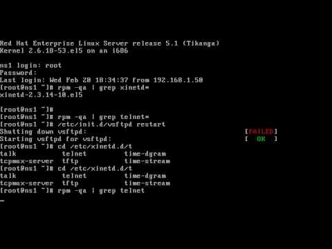 How to configure telnet server in Linux - YouTube
