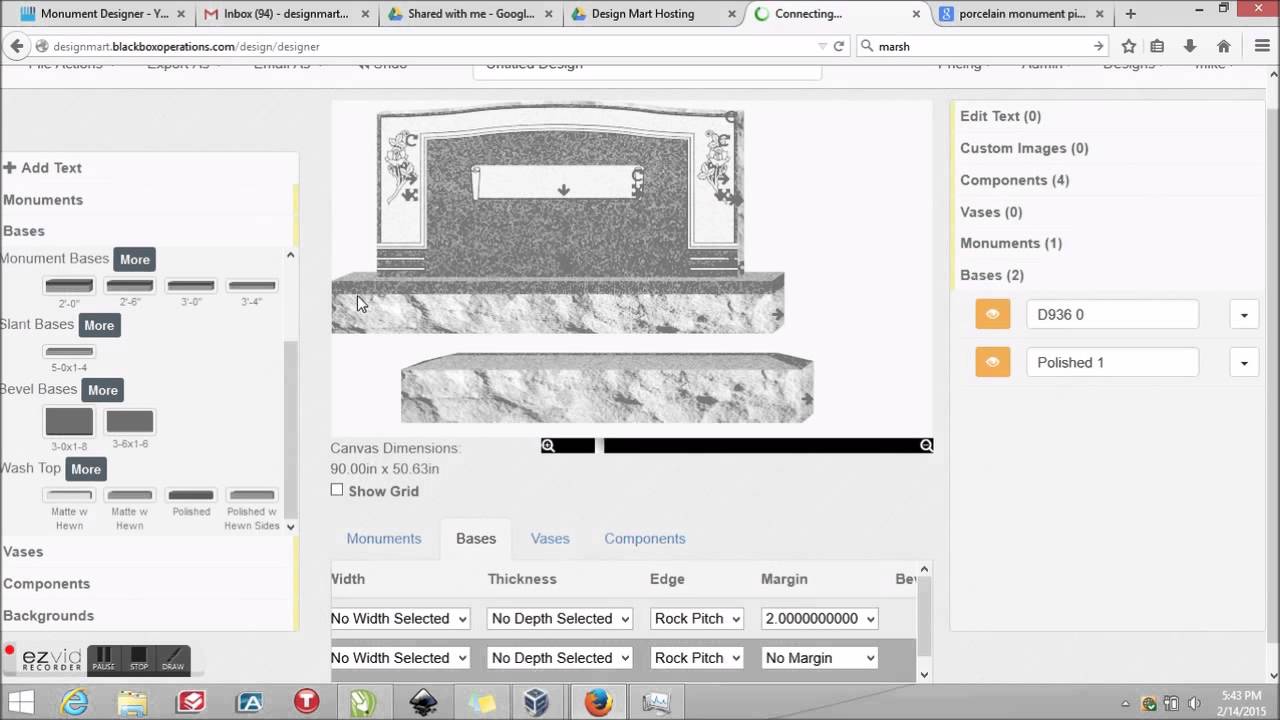 Online Monument Designer - YouTube
