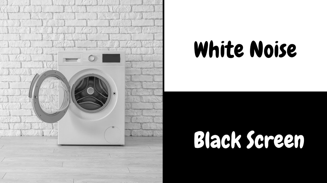 10 Hours of Soothing White Noise from a Washing Machine for Deep Sleep ...