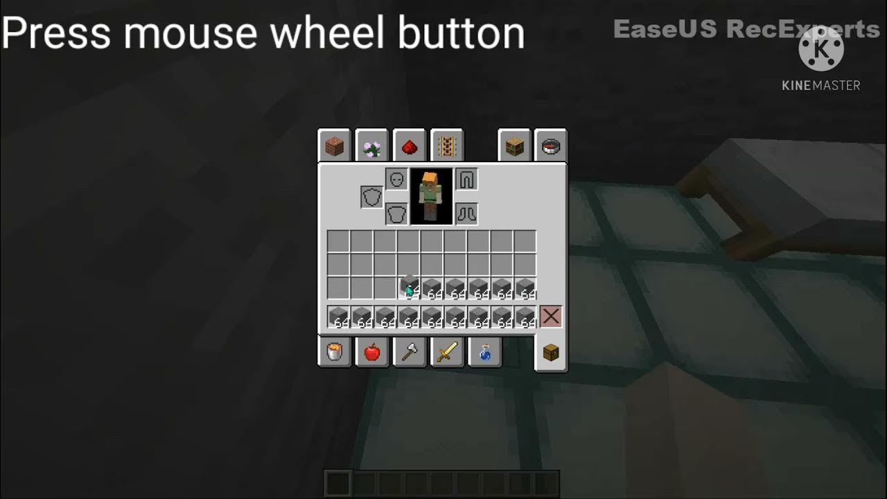 How to multiply item in Minecraft creative mode - YouTube