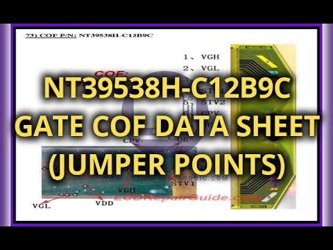 NT39538H-C12B9C COF Datasheet Jumper - Arshad Electronics - YouTube