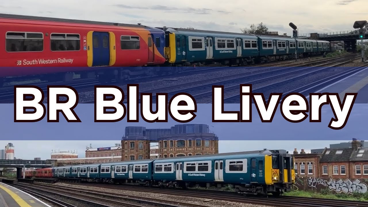 BR Blue Livery Class 455s | 03.05.2024 - YouTube