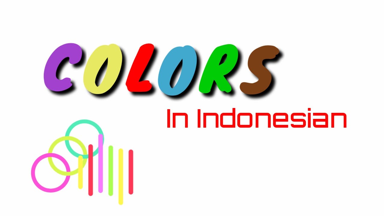Colours in indonesian - YouTube