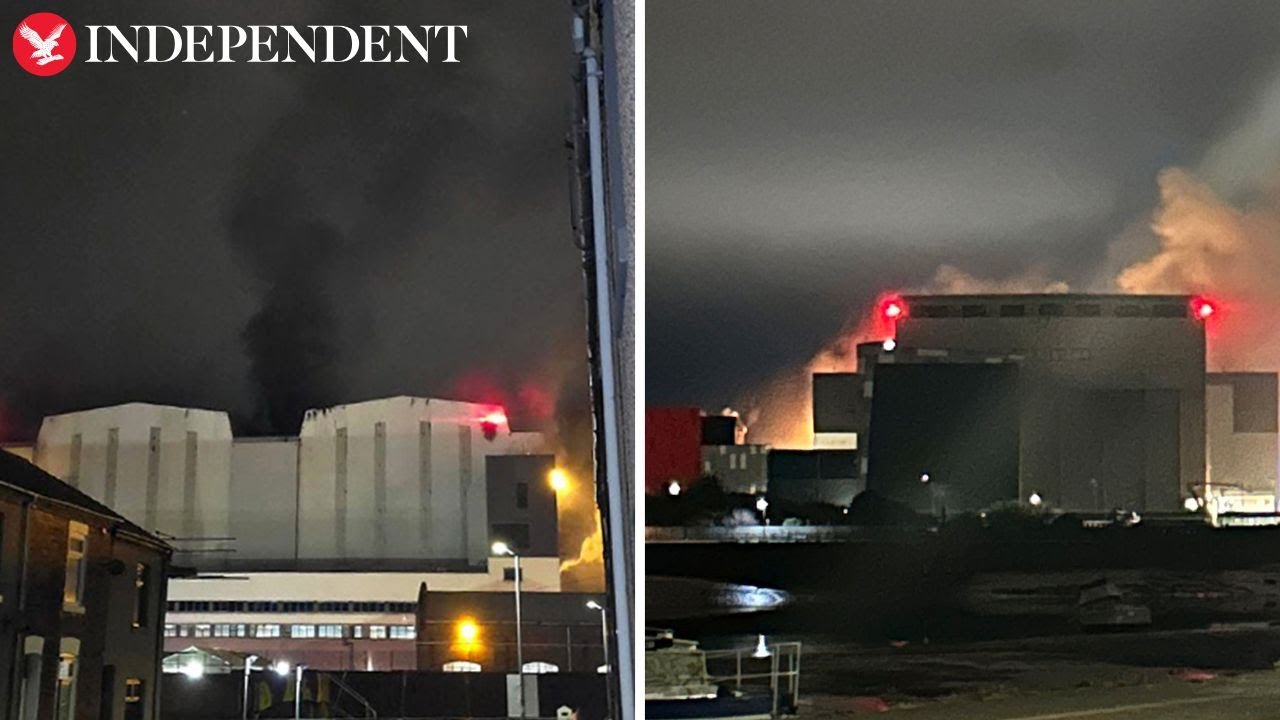 'Significant' fire breaks out at Barrow’s nuclear submarine shipyard ...
